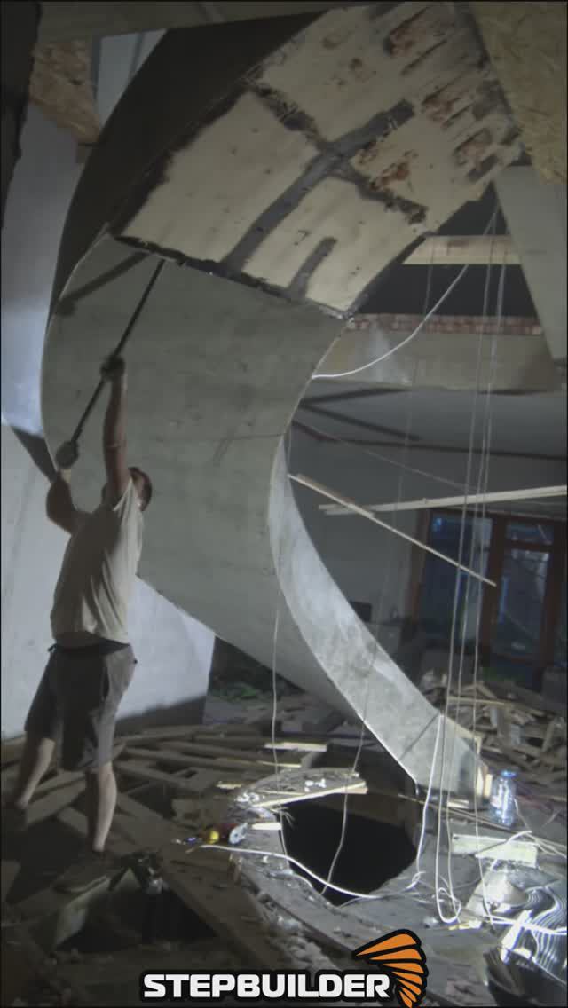 Винтовая лестница / Распаковка / stepbuilder