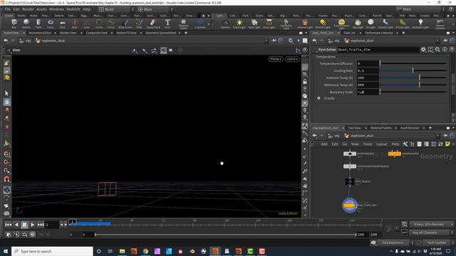 012 Dust trails simulation part 2