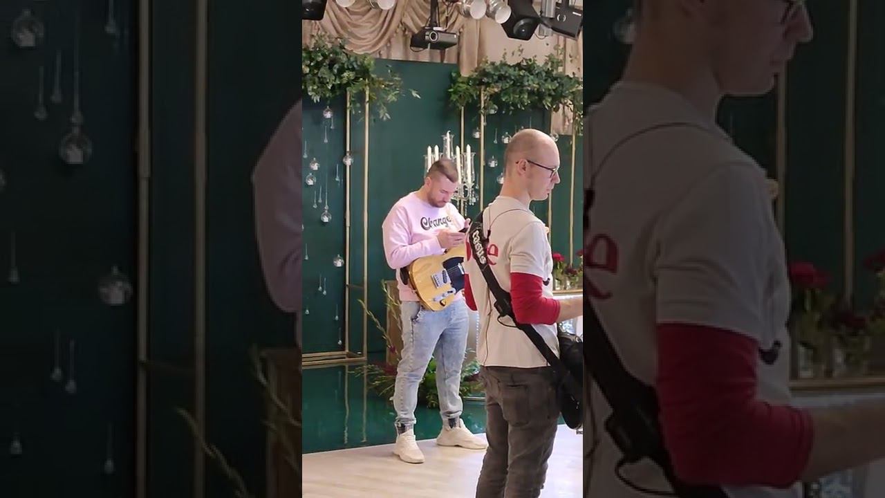 свадьба в зеленом цвете.