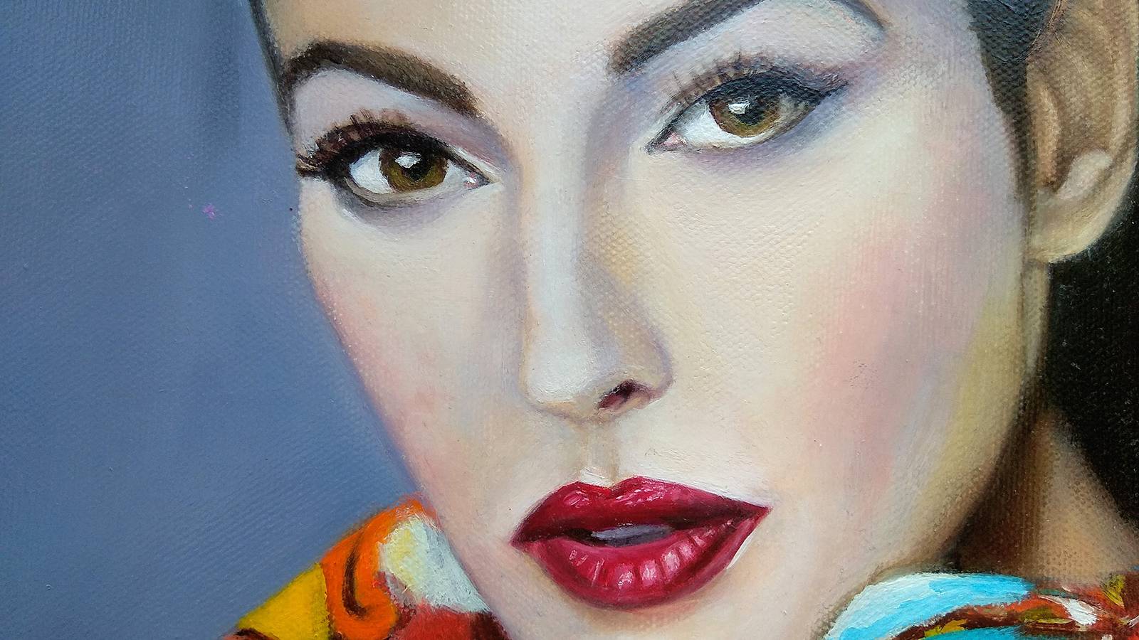 Картина маслом Моника Беллуччи