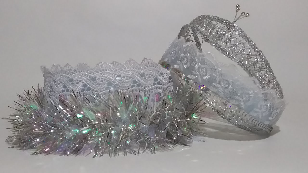 Рукоделие. Короны к Новому году . Мастер класс. Из самых простых и легко доступных материалов.