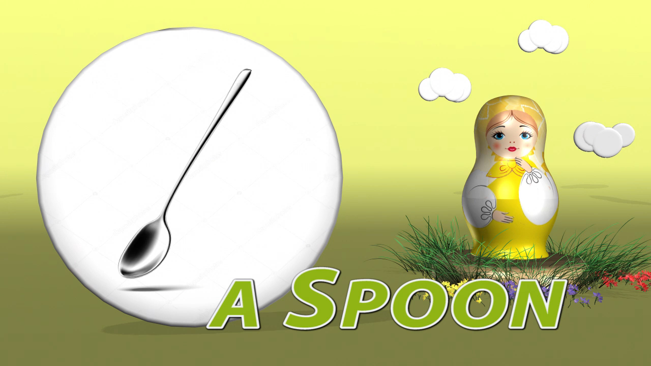 Русская Матрешка/Английский для малышей/Кухня/Развивающий мультфильм с крошкой матрешкой