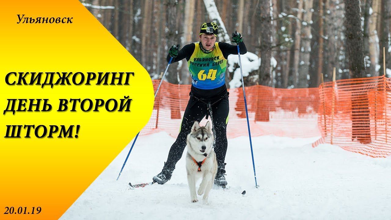 Русский берег. Ульяновск. Скиджоринг. День второй. Шторм!