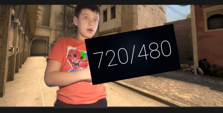 Играю с разрешением 720 на 480