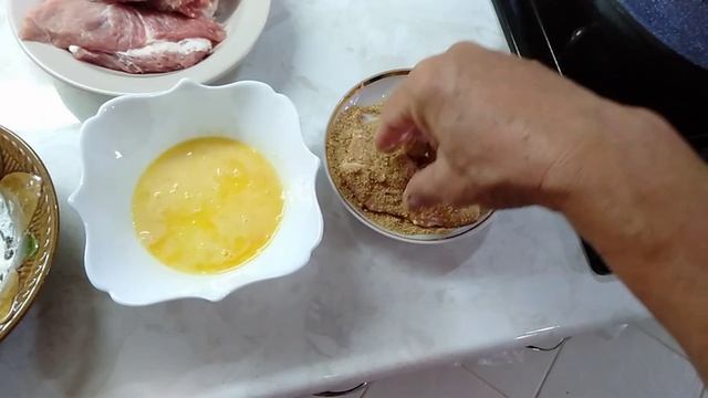 Отбивные в кляре.