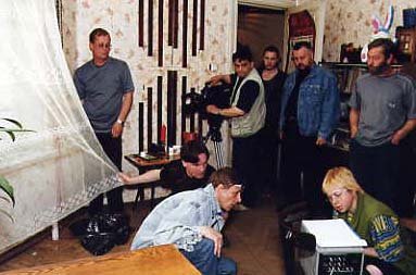 История нашего кино. "Бандитский Петербург". Летом 2002 года под Санкт-Петербургом.