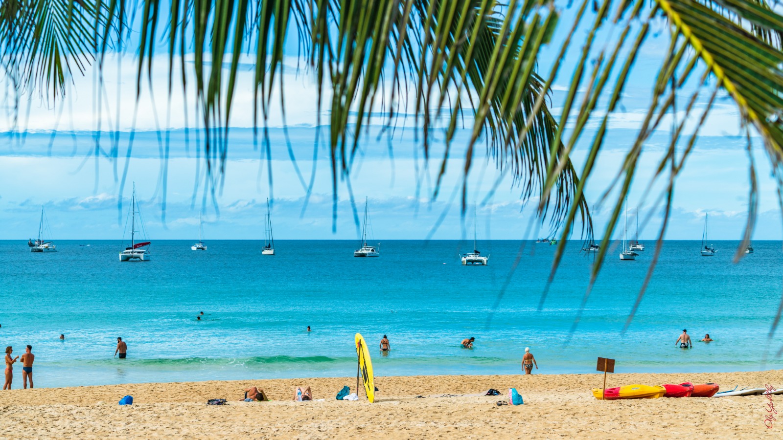 Зарисовочки Пхукетских красот, от 14 февраля 2023. Пляж Найхарн. Naiharn Beach, Phuket. 14/02/23