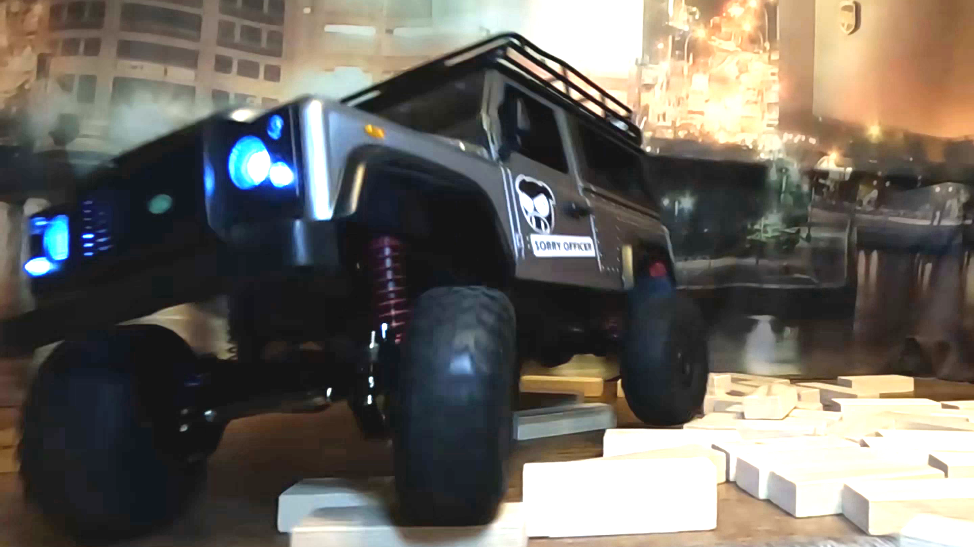 Испытания портальных мостов на радиоуправляемом RC Defender MN99s