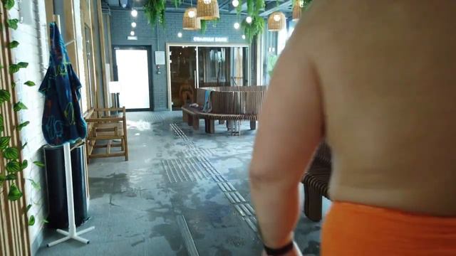 Сказ про то, как электро дрова работают и опахало с пирогом пробуют в Новых Термах Твери.