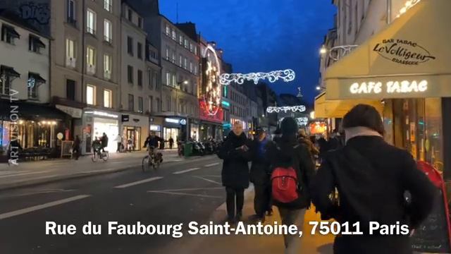 ??[PARIS 4K] ПРОГУЛКА ПО ПАРИЖУ "ПРОГУЛКА ХОЛОДНЫМ ДНЕМ ПО ПАРИЖУ"