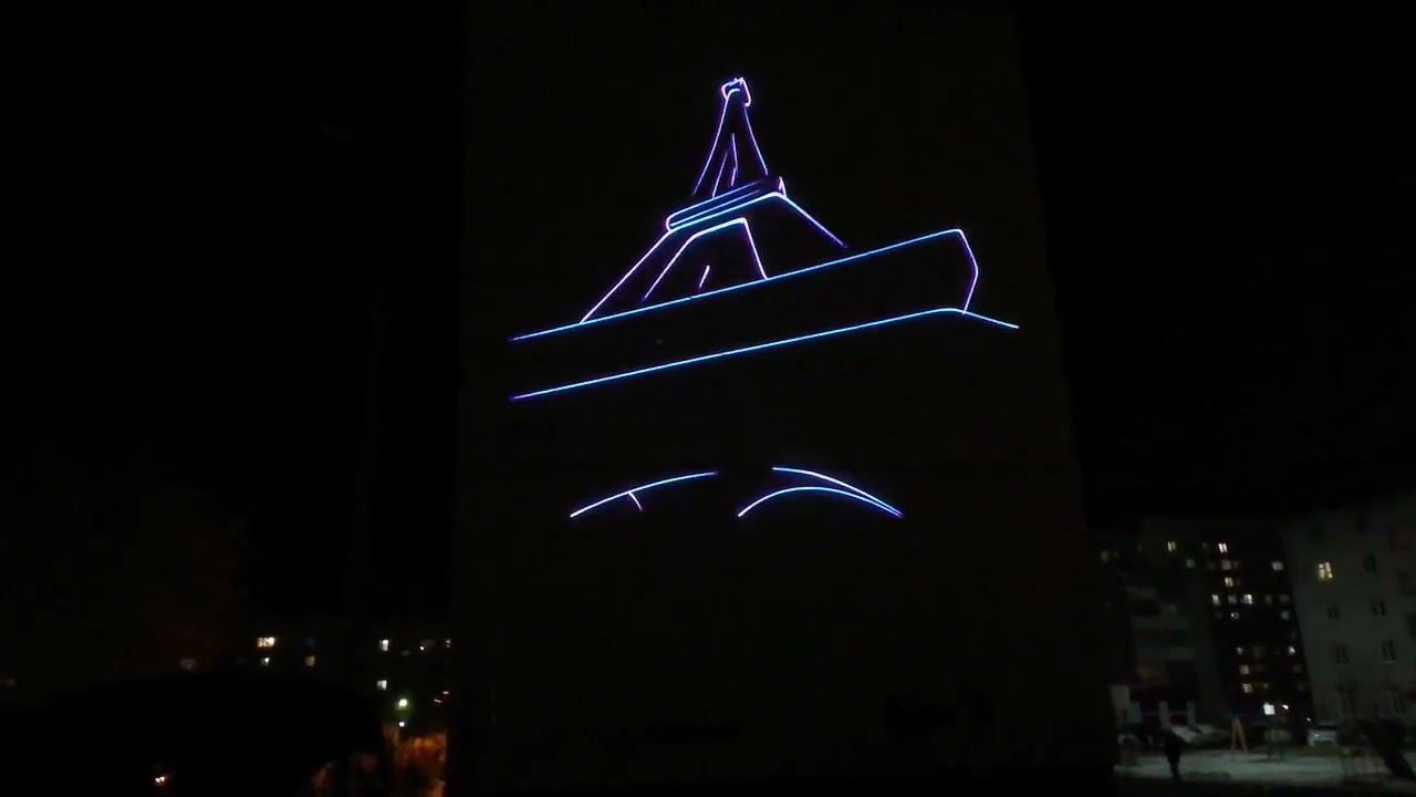 Лазерное шоу для девушки | Evanescense - My immortal