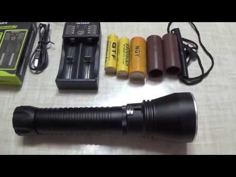 фонарик  для  подводной  охоты   XHP70.2.