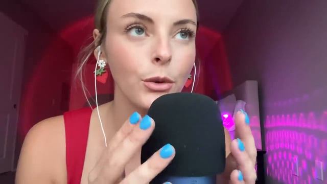 Super Up-Close Inaudible Whispering & Gentle Mic Touching & Tapping  ASMR
