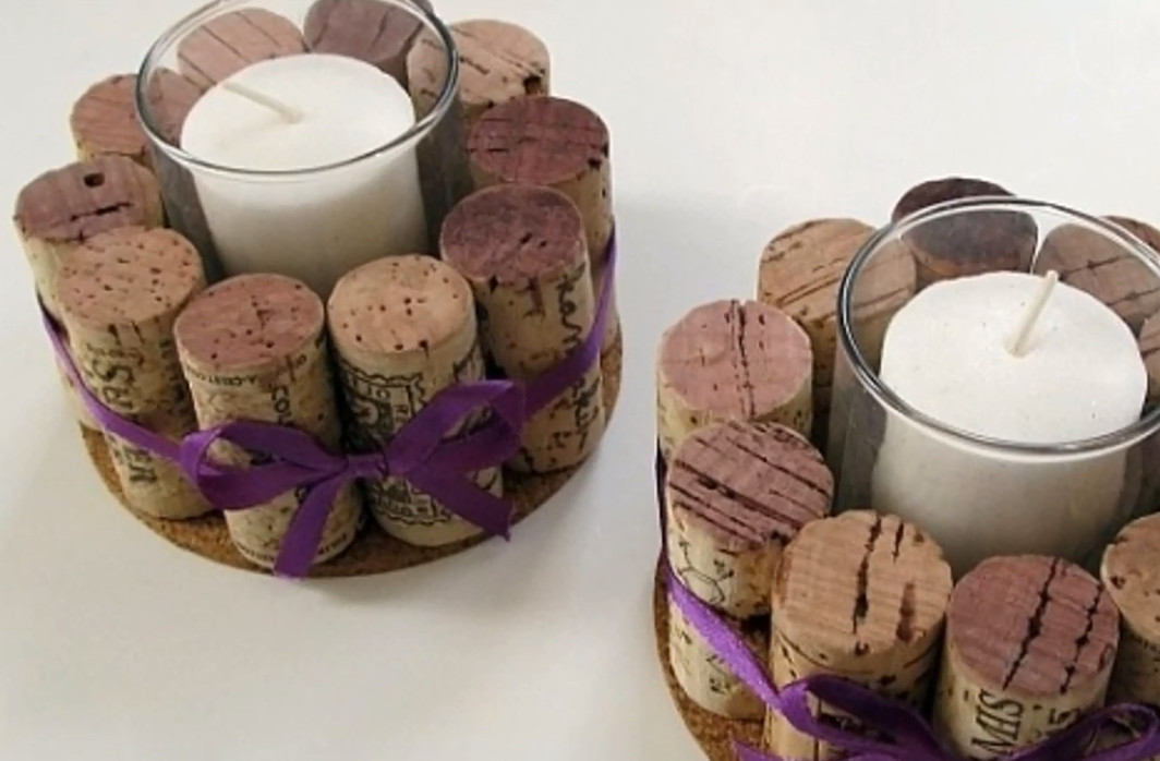 Изделия-поделки из винных пробок