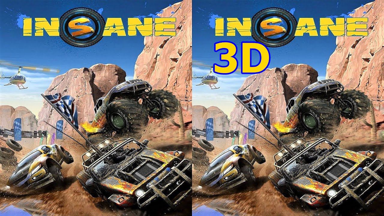 Insane 2 3D video SBS VR box google cardboard