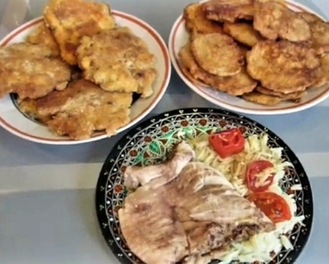 Котлеты из икры сазана  СОМ запеченный.