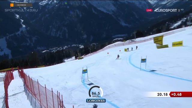 Горные лыжи. Кубок мира. Санкт-Антон. Женщины. Супергигант.mp4