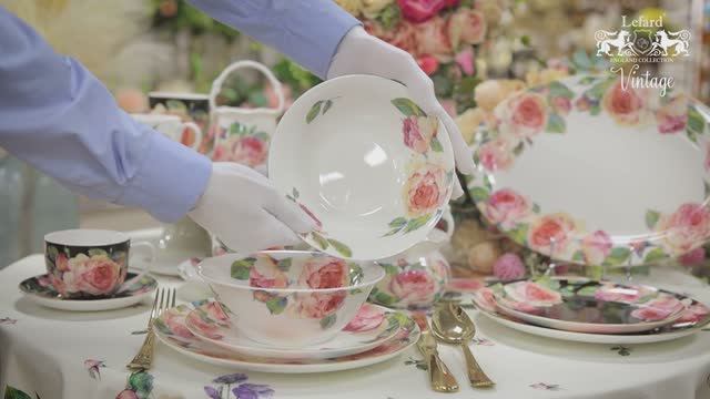 LEFARD / Коллекция посуды "Винтаж.Пионы" / Чарует и вдохновляет