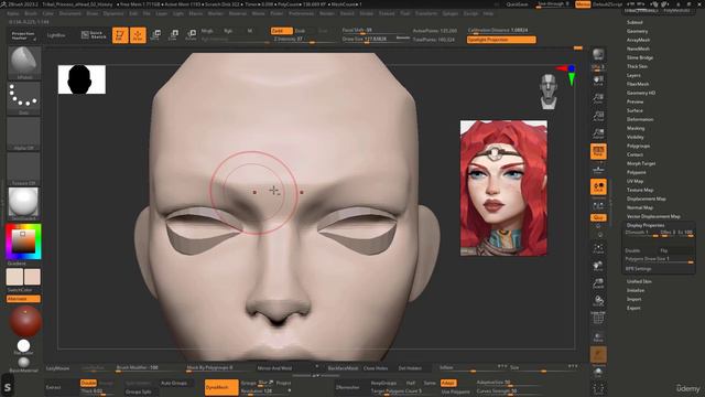 7. Blocking The Eyelids