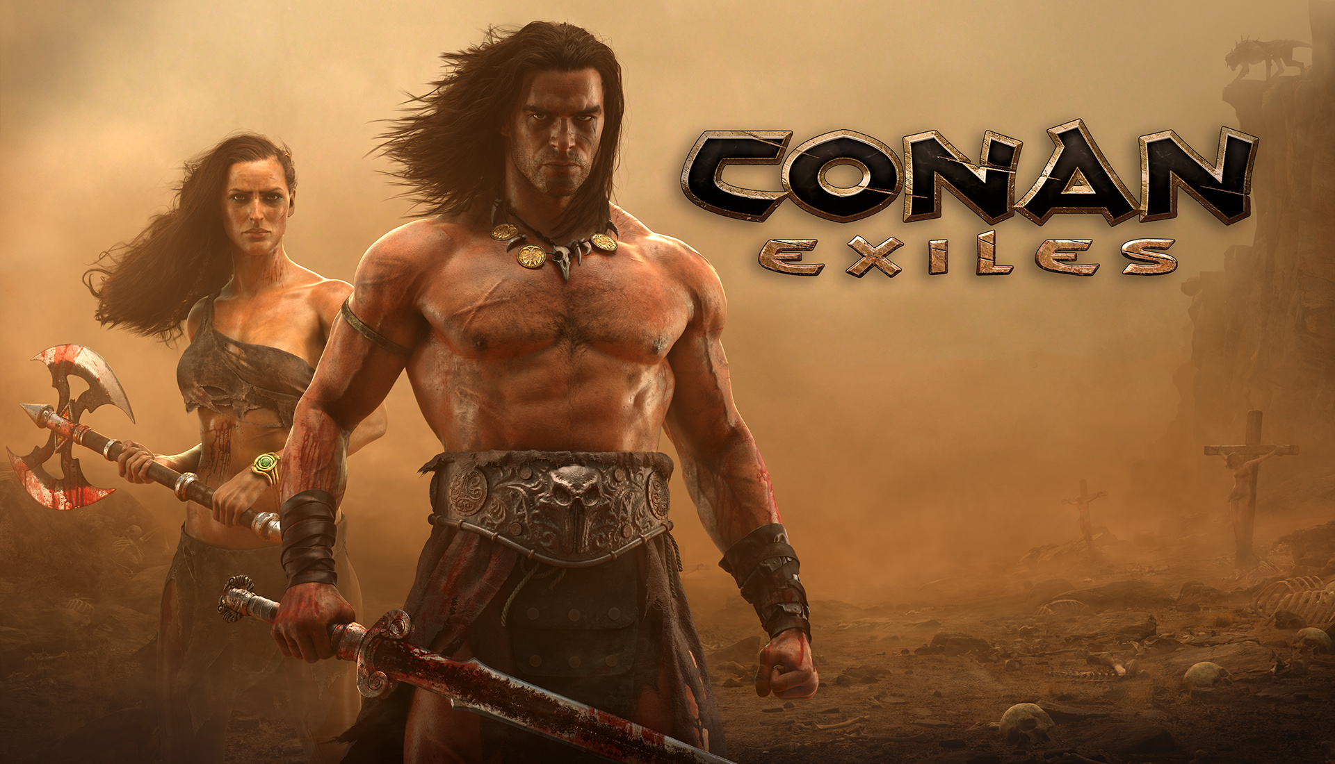 Стрим: Conan Exiles Age of Sorcery № 4 Качаем Кладоискателя и Киммирийского берсерка