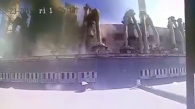 Взрыв пылесистемы с промбункером