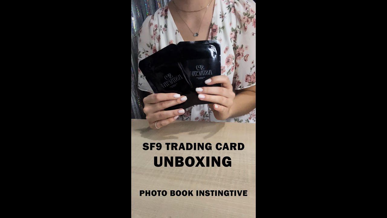 SF9 TRADING CARD UNBOXING (4th photo book INSTINGTIVE)