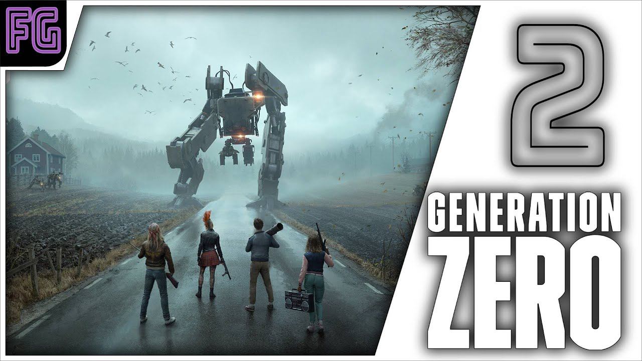 Девушка стримит  Generation Zero  Балдеем стреляем роботов... #2