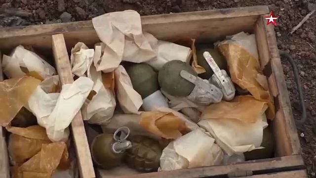 Укрепрайон укронацистов после штурма подразделениями Русской Армии.