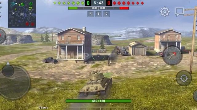 WOT Blitz катаюсь на Т-34 #wotblitz #worldoftanksblitz #миртанков