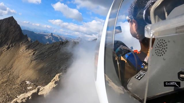 Вместе на безмоторном планере между гор!