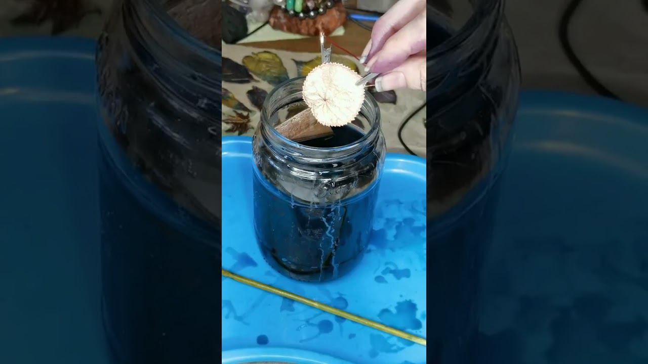 Электрохимическая патина на меди