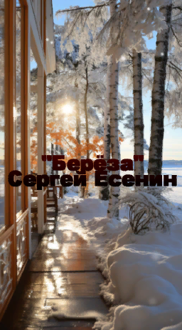 Стихотворение "Берёза". Сергей Есенин. 1913 год. КРАСИВЫЙ СТИХ #стихи #есенин #russian #shorts