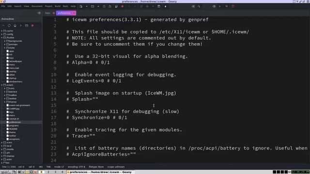 Part 6 - IceWM - See what's floating on Debian Stable