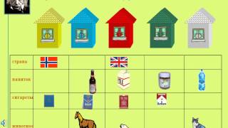 Решение задачи Эйнштейна с анимацией