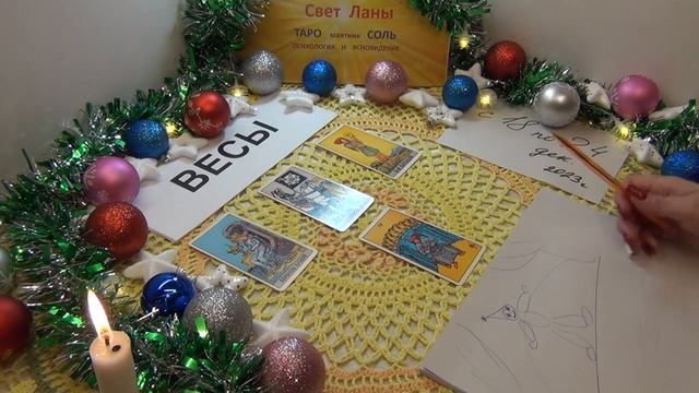 7 - ВЕСЫ - прогноз ТАРО - с  18.12.2023г. по  24.12.2023г. + Послание от Высших Сил.
