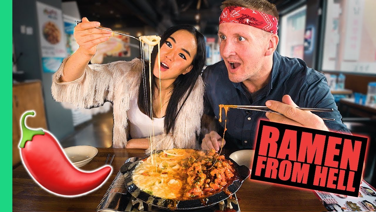 Spicy KOREAN FOOD Tour! Can Foreigners handle SPICY FOOD in Korea!!