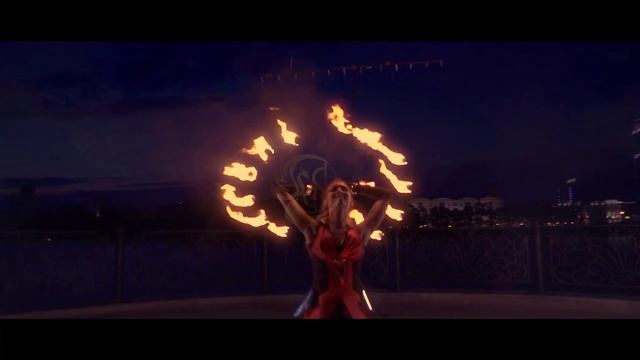 "Свадебный" - fire show .avi