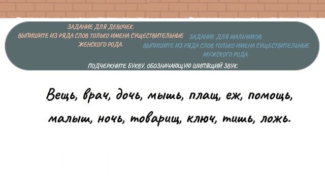 86-87Мягкий знак на конце  имён существительных после шипящих