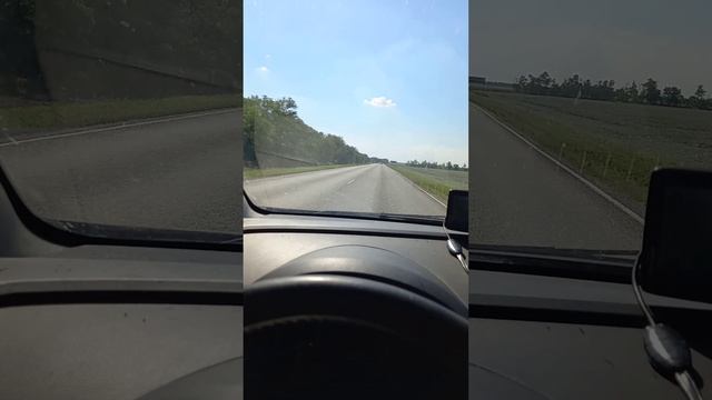 Дорога с Яшалты в Адыгею