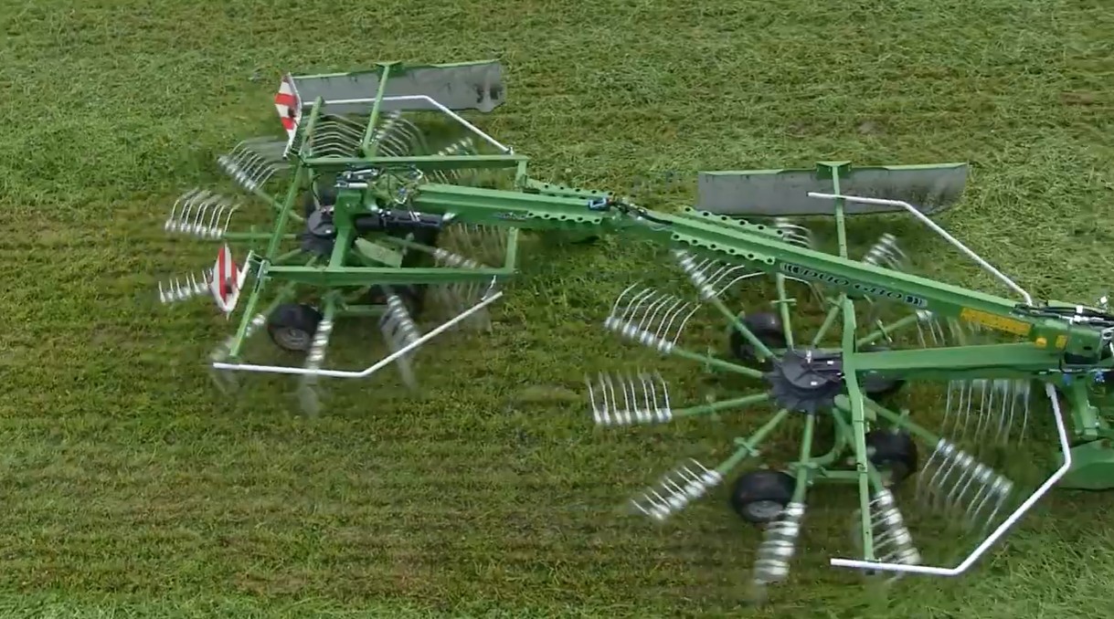 Грабли DUO 680, 2-х роторный валкообразователь, боковой валок