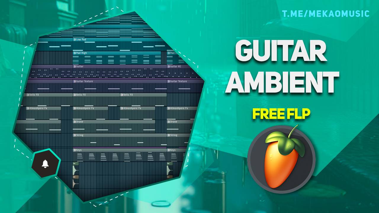 Атмосферная музыка - Guitar ambient в fl studio 20 (FREE FLP)