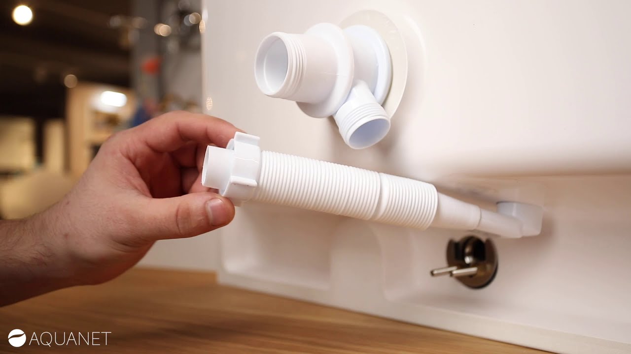 Видеоинструкция: Как установить сифон на раковину из литьевого мрамора.