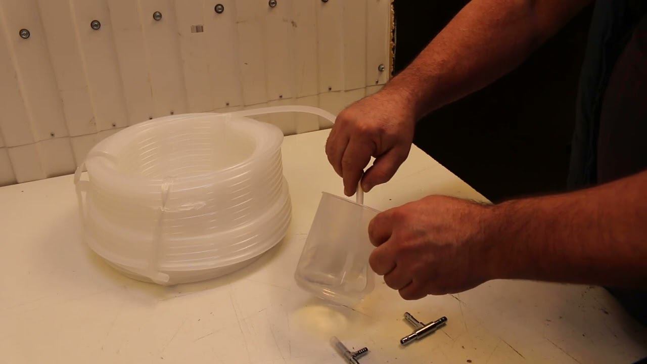 Обзор пивного шланга трубки 6,7 на 9,5 мм,  MDP, полиэтилен. Как подсоединить к разветвителю?