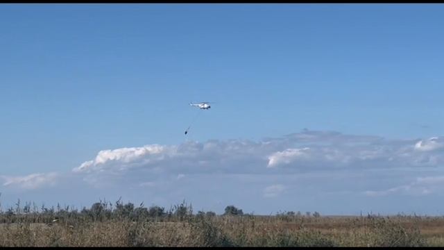 Пожар в Приморско-Ахтарском районе 6.09.2022