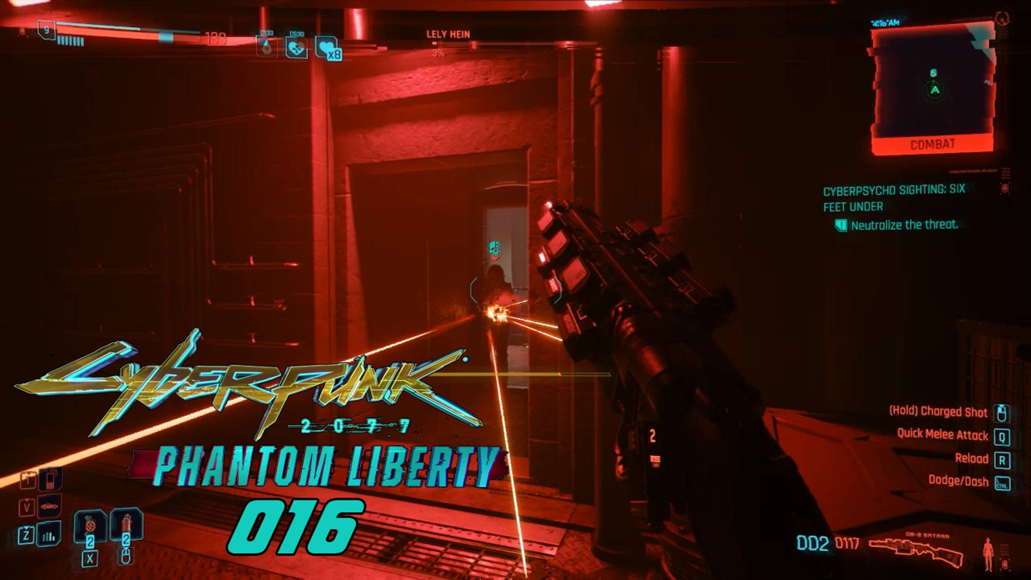 Cyberpunk 2077 2.0 - 016 Киберпсих №1 - Прохождение на английском языке (без комментариев)