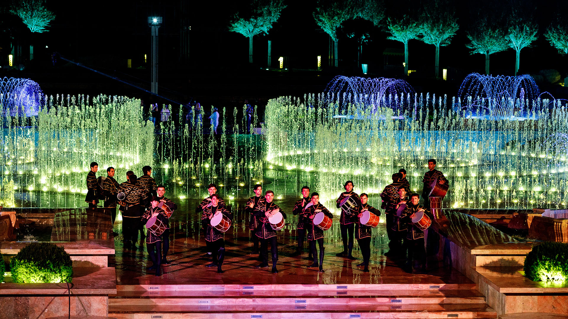 Фонтанный комплекс в Дербенте