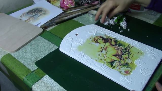 Панно-фреска с ангелами своими руками ХоббиМаркет