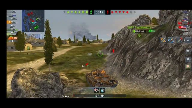wot blitz . победа любой ценой ...брат...