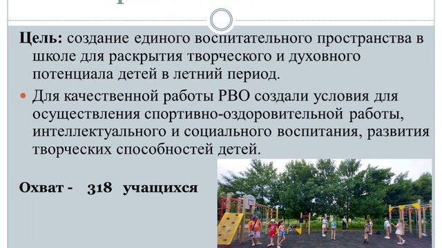 отчет Каникулы 2024
