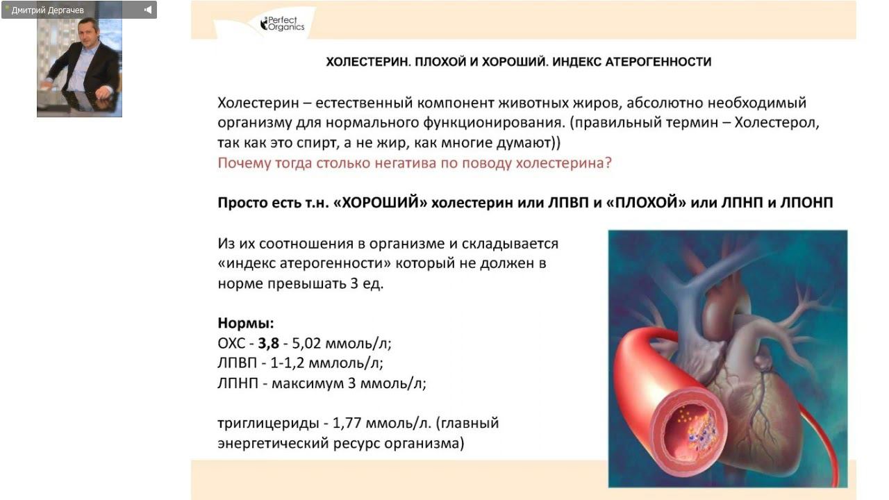 Perfect Organics  ОБМЕН КАЛЬЦИЯ И АТЕРОСКЛЕРОЗ  Д Дергачёв